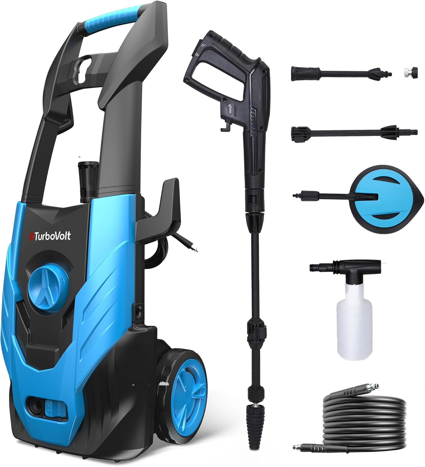 Amazon.com : TurboVolt Electric High Pressure Washer, Adjustable ...