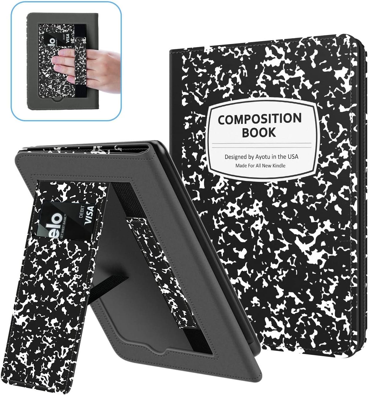 Amazon.com: Ayotu Stand Case for Kindle Paperwhite 2021, with Auto Wake ...