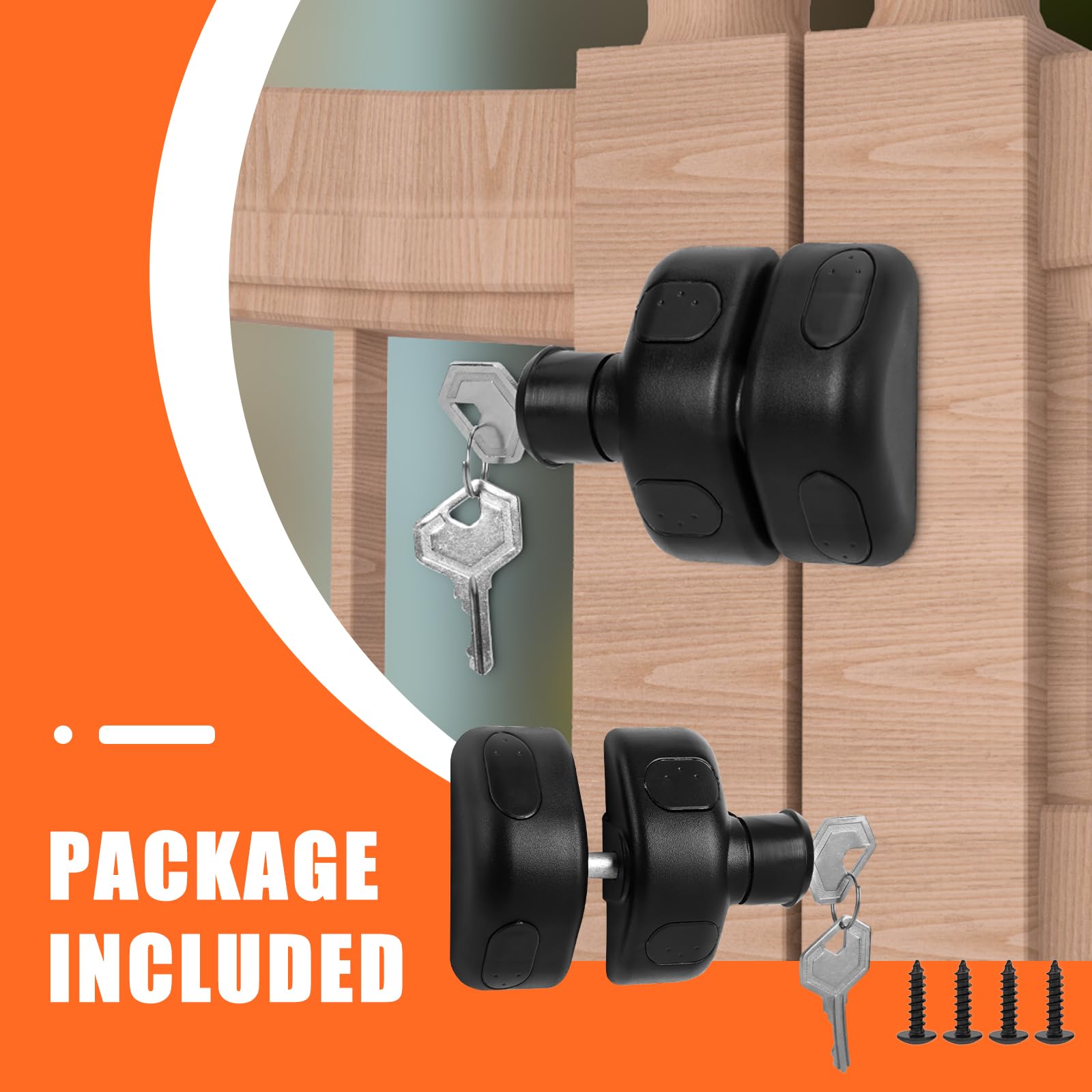 Snapklik.com : KOVOSCH Magnetic Gate Latches Side Pull