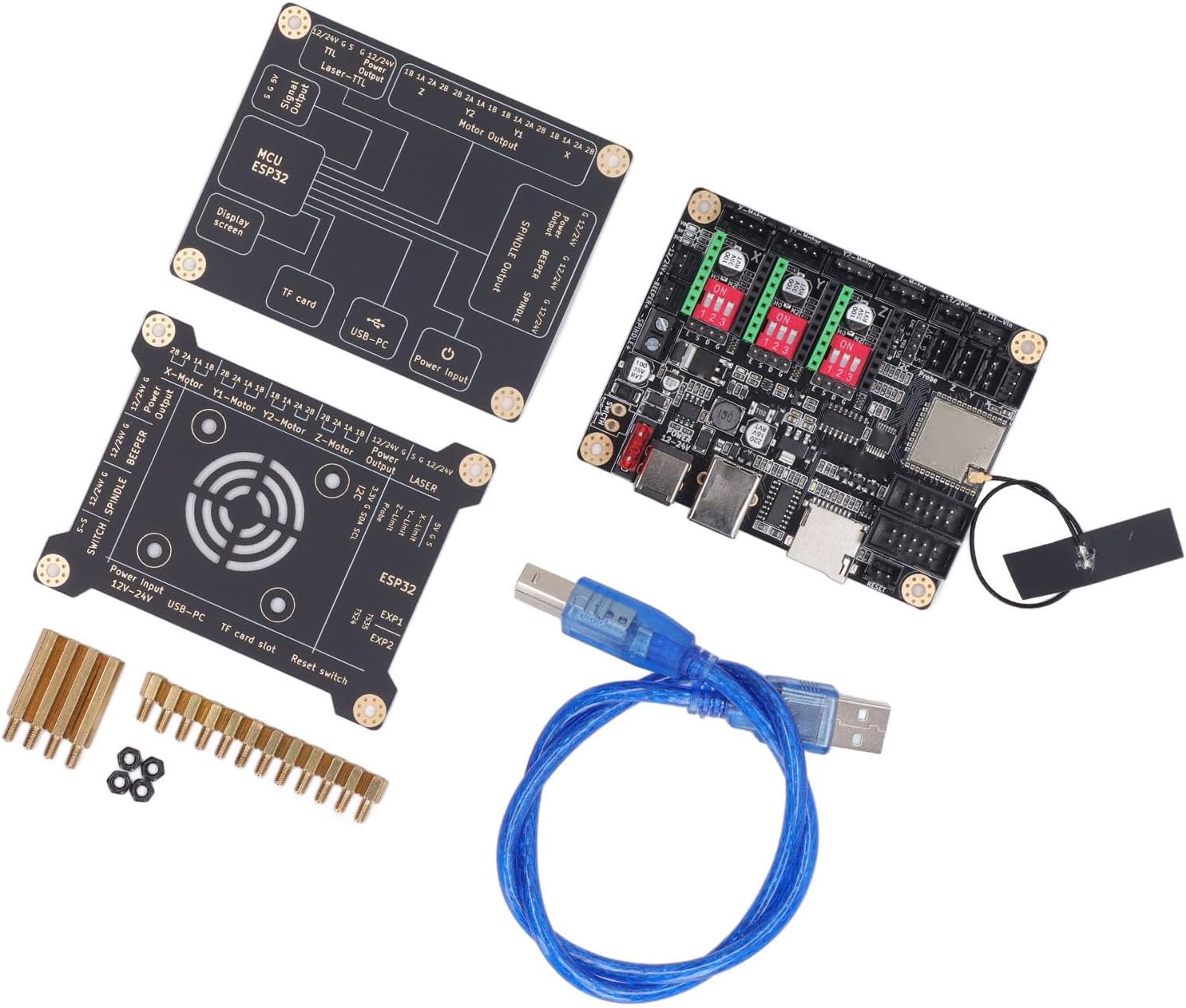 Amazon.com: 32bit Control Board for Desktop Engraving Machines, DLC32 ...