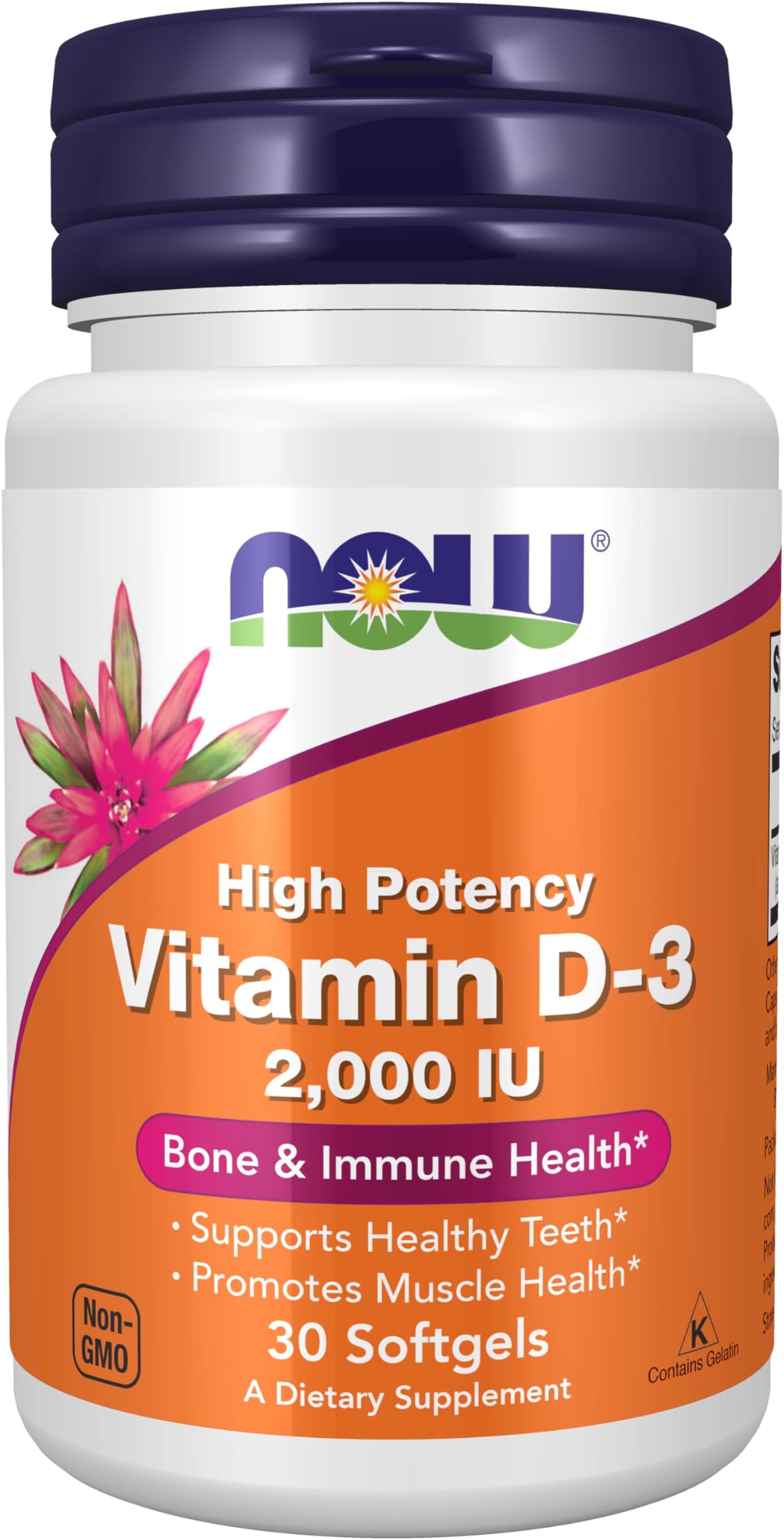 Amazon.com: D3 Vitamin 5000 IU Softgels (125 mcg), 30 Softgels - High ...