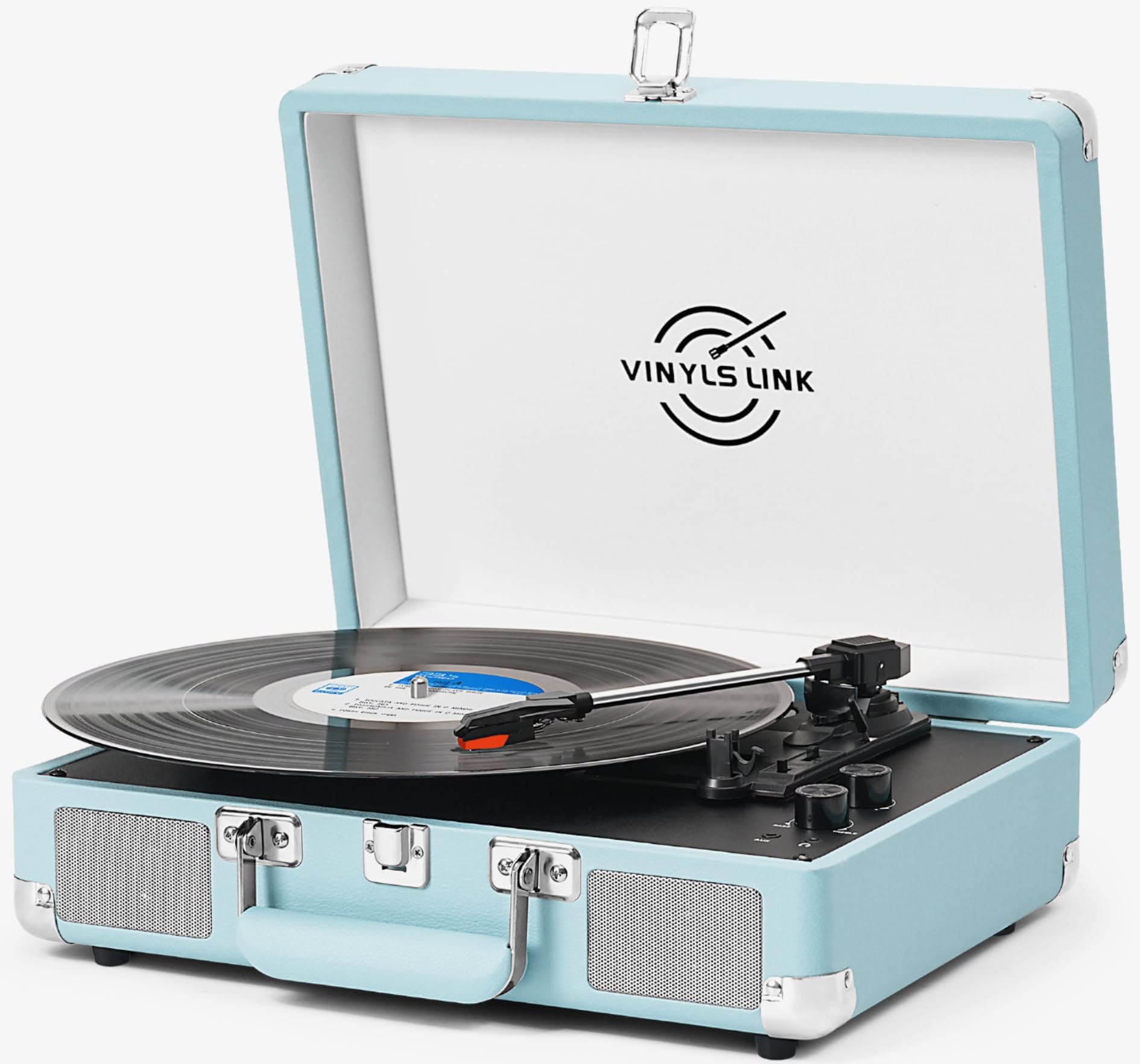 Amazon.com: Record Player Vintage 3-Speed Bluetooth Vinyl Turntable ...