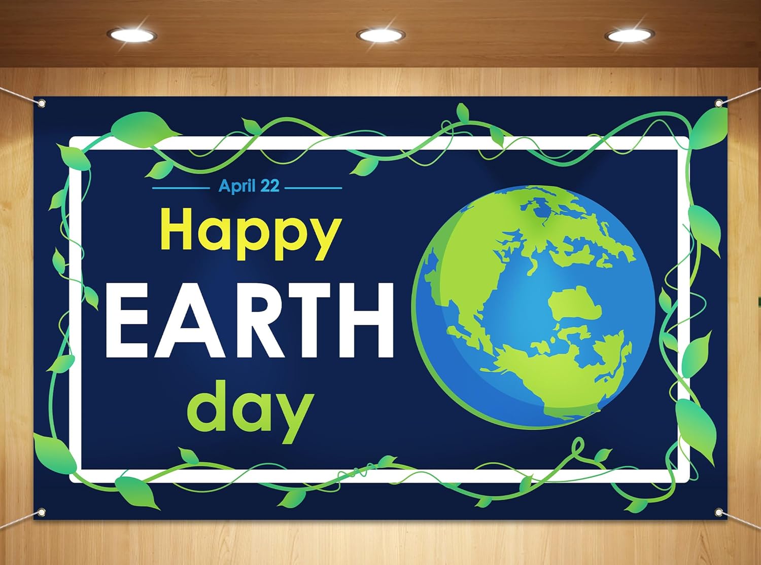 Amazon.com : Sunwer Happy Earth Day Photo Booth Backdrop April 22 Decor ...