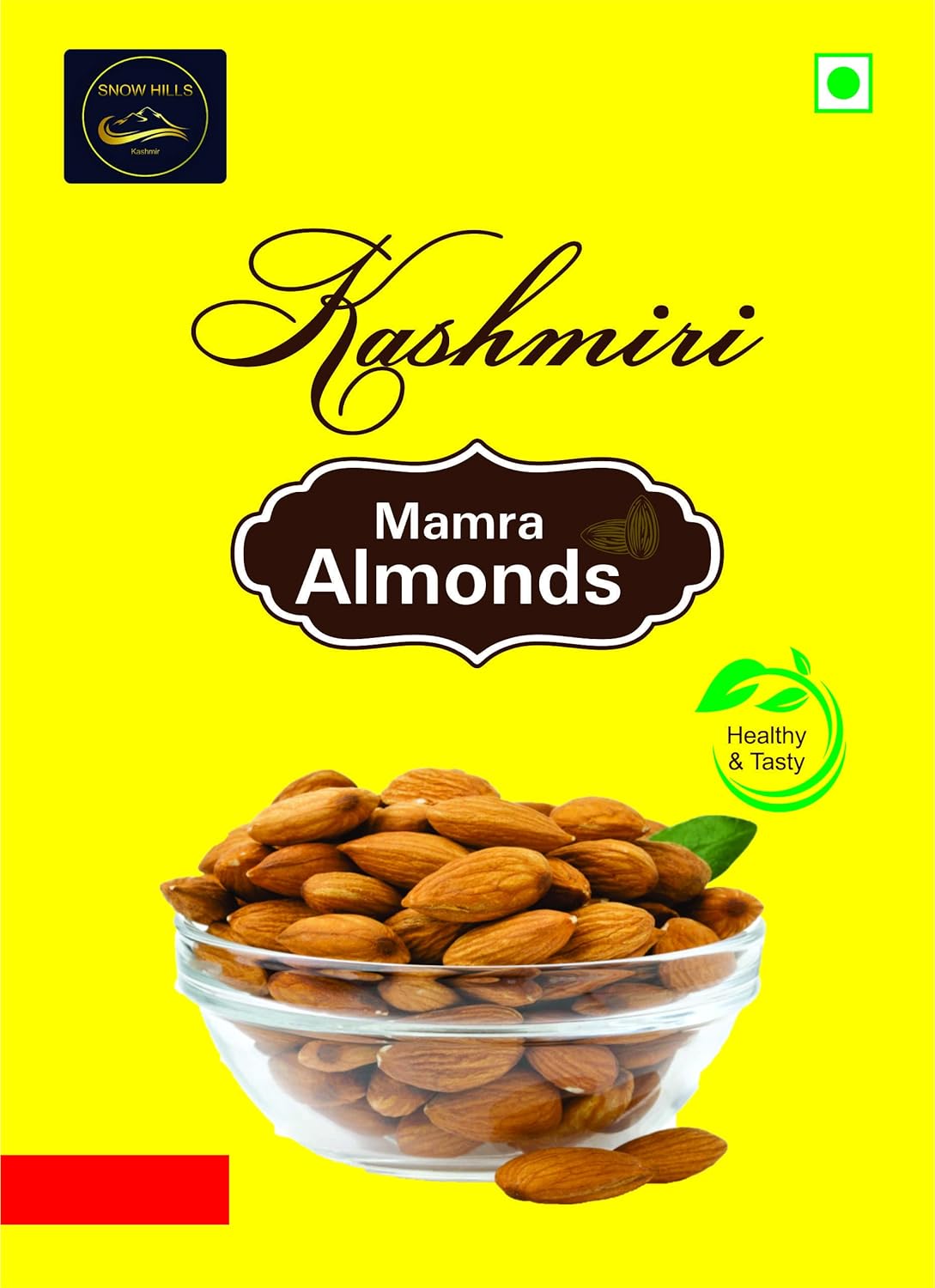 Snow Hills Kashmir Kagzi Special Mamra Whole Almonds In Shell (Mamra ...