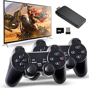 Amazon.com: Wireless Retro Game Console, Nostalgia Stick Game, Retro Gaming Console with Built ...