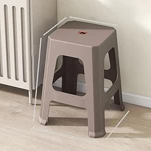 Amazon.co.jp: Donahutt03 Stacking Stool, Tall Stall Chair, Plastic ...