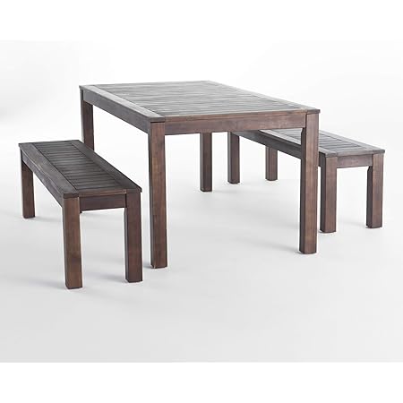 Amazon.com: Christopher Knight Home Manila Outdoor Acacia Wood Picnic ...