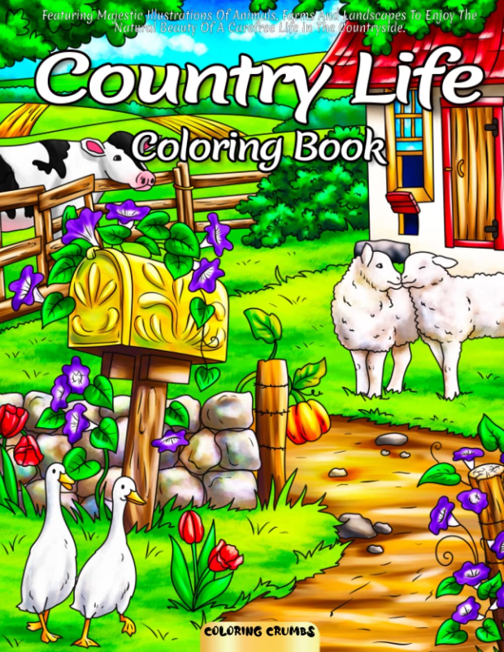 Amazon.com: Country Life Coloring Book: Featuring Majestic ...