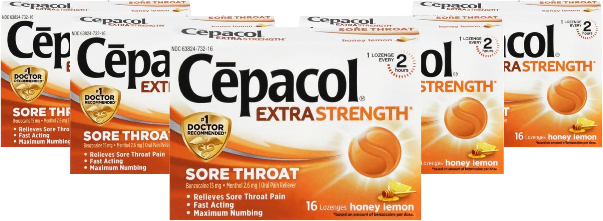 Amazon.com: Cepacol Extra Strength Sore Throat Lozenges, Powerful ...