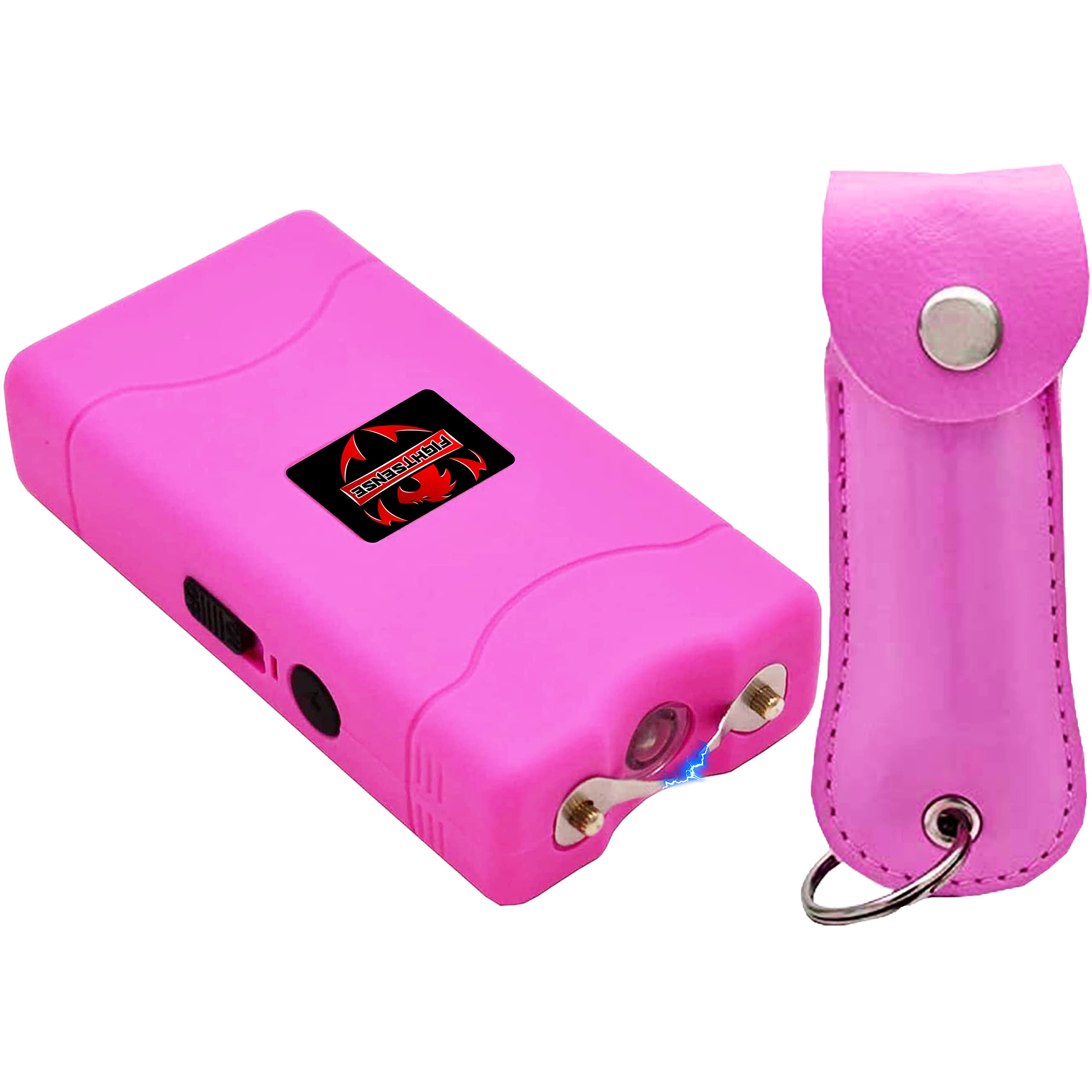 Amazon.com : FIGHTSENSE Keychain Pepper Spray & Mini Stun Gun ...