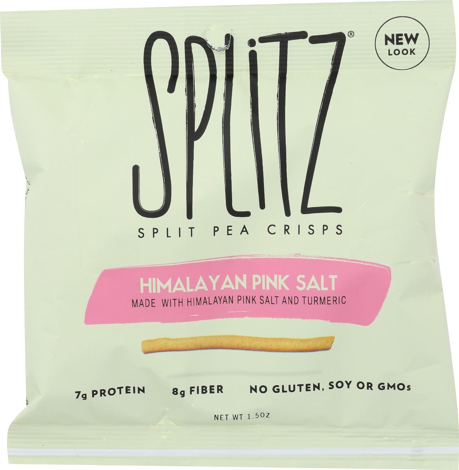 Amazon.com : SNACK ON SPLITZ Crisps Pea Himalyan Pink Salt, 1.5 OZ ...