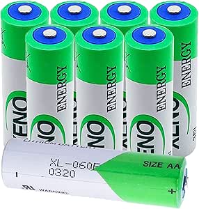 Amazon.com: (8 Pack) XL-060F AA 3.6V Lithium Battery 2400mAh for Xeno ...