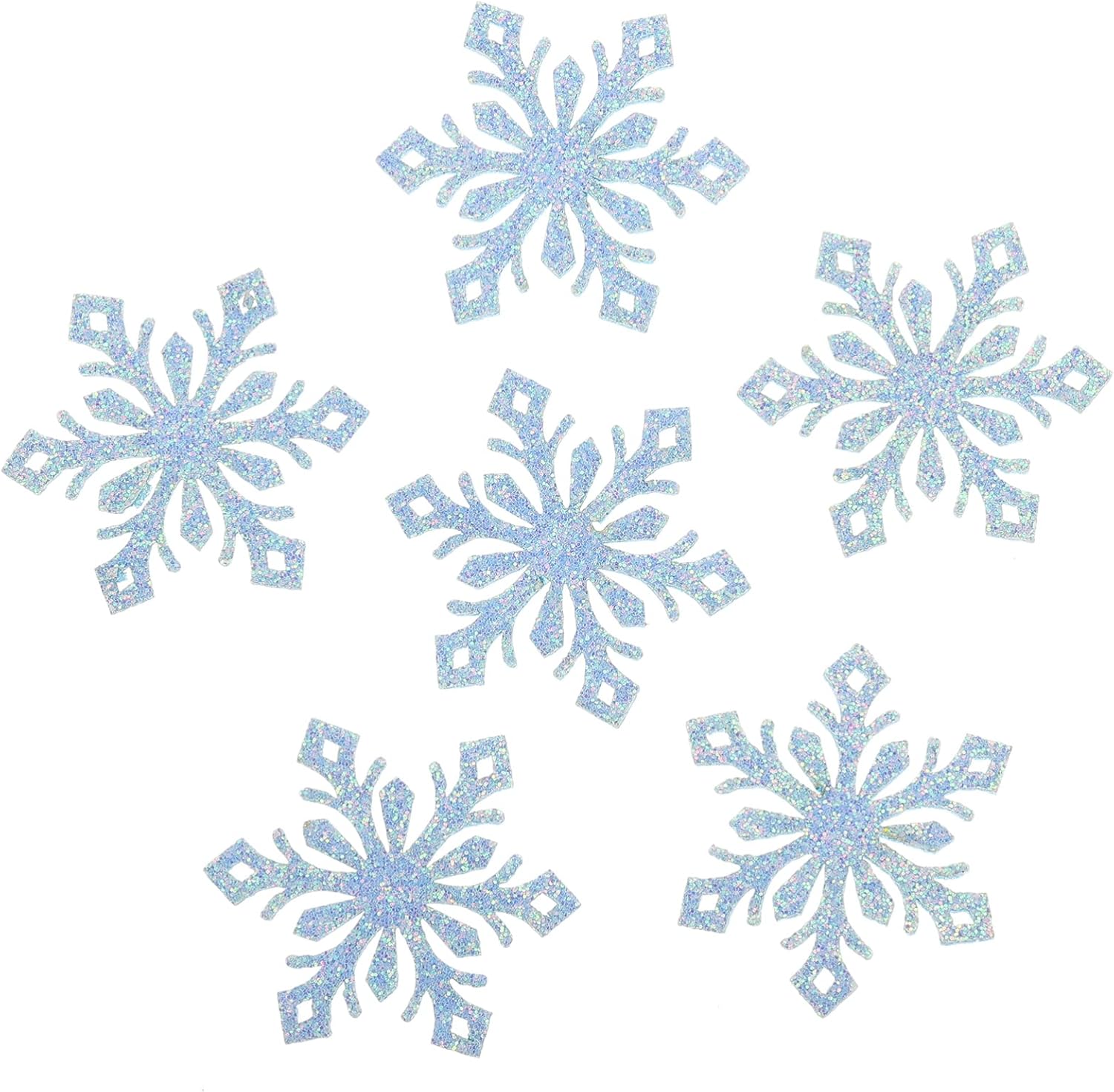 Amazon.com: ARTIBETTER Snowflake Decorations 30pcs Snowflake Patches ...