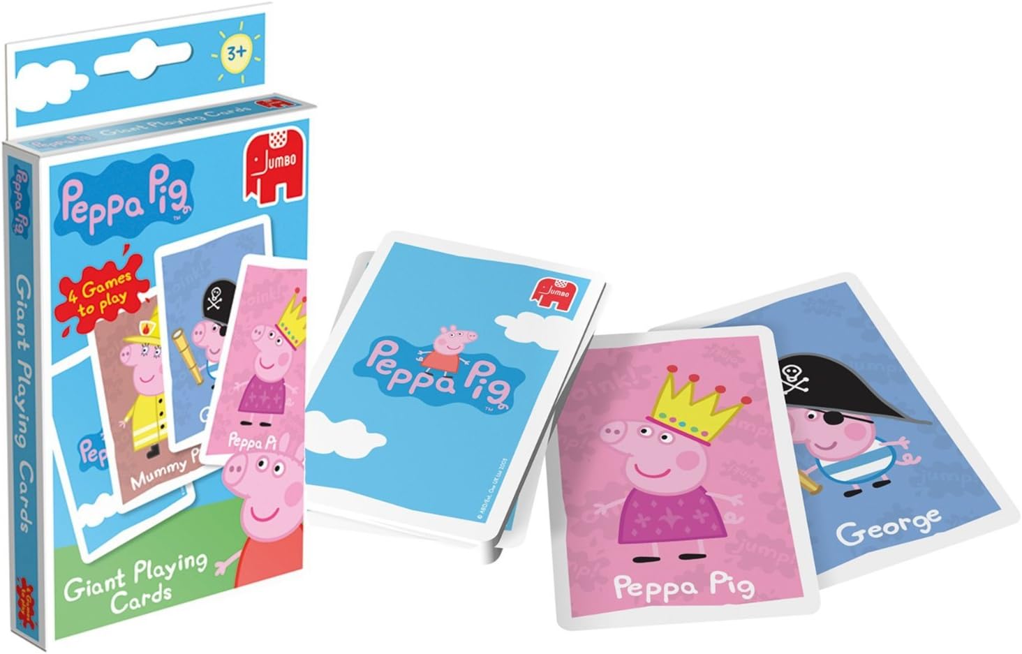 Amazon.com: 2 X Peppa Pig Giant Playing Cards : Home & Kitchen
