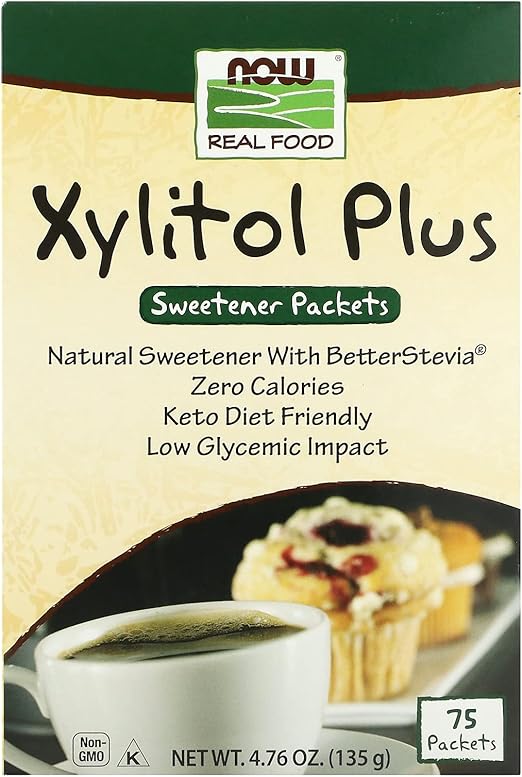Amazon.com: Now Foods Xylitol Plus, 75/box : Grocery & Gourmet Food