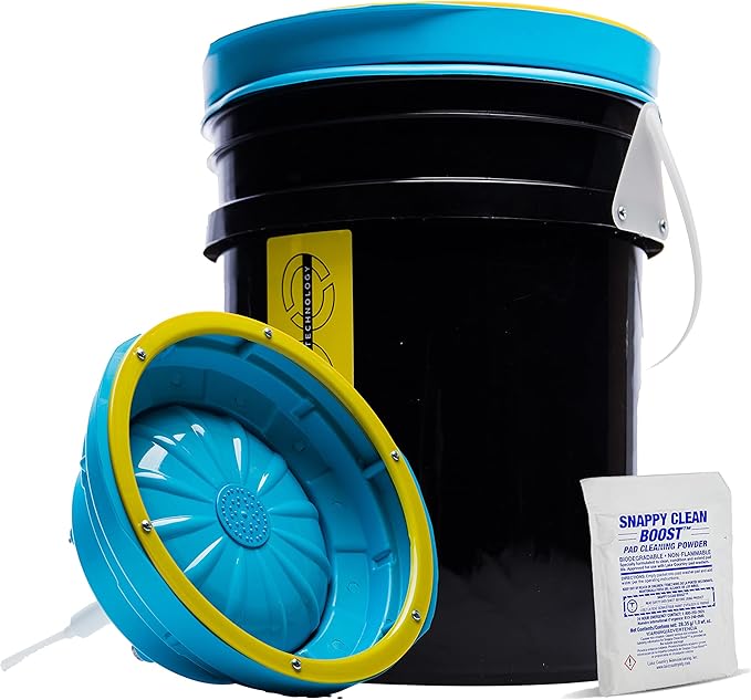System 4000 Polishing Pad Washer – Pure Flo Cleaning Bucket System w ...