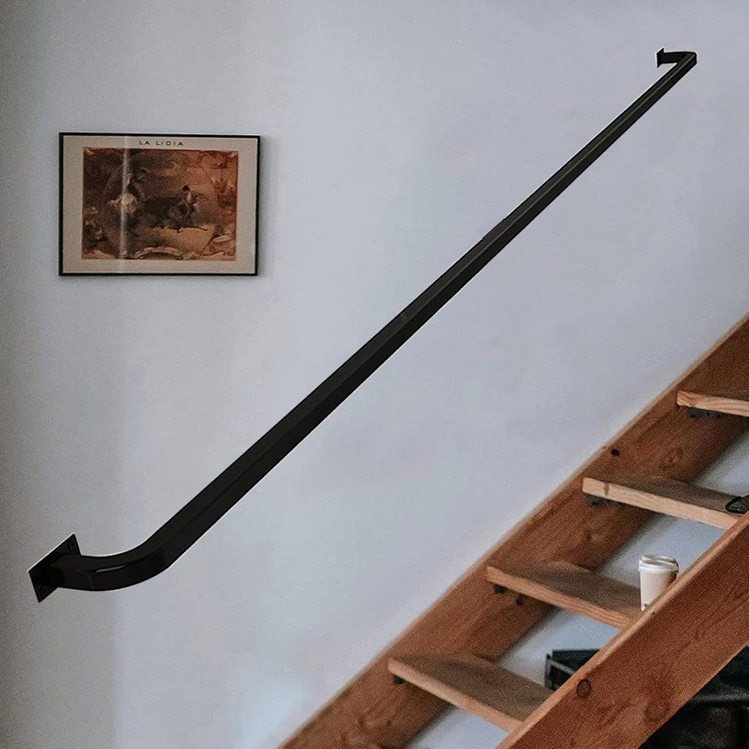 Ladder Handrails, Wall Mounted Handrail for Stairs, for Indoor and ...