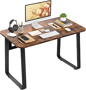 VELI Escritorio Minimalista, 120x60cm, Escritorio para Computadora, Escritorio Gamer, Mesa ...