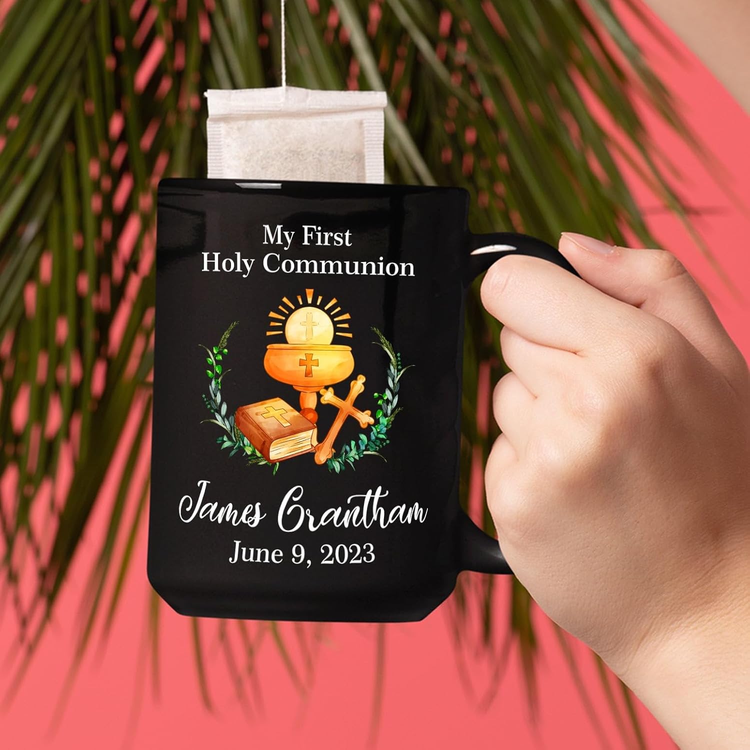 Personalized My First Holy Communion Coffee Mug With Kid Name And Date ...