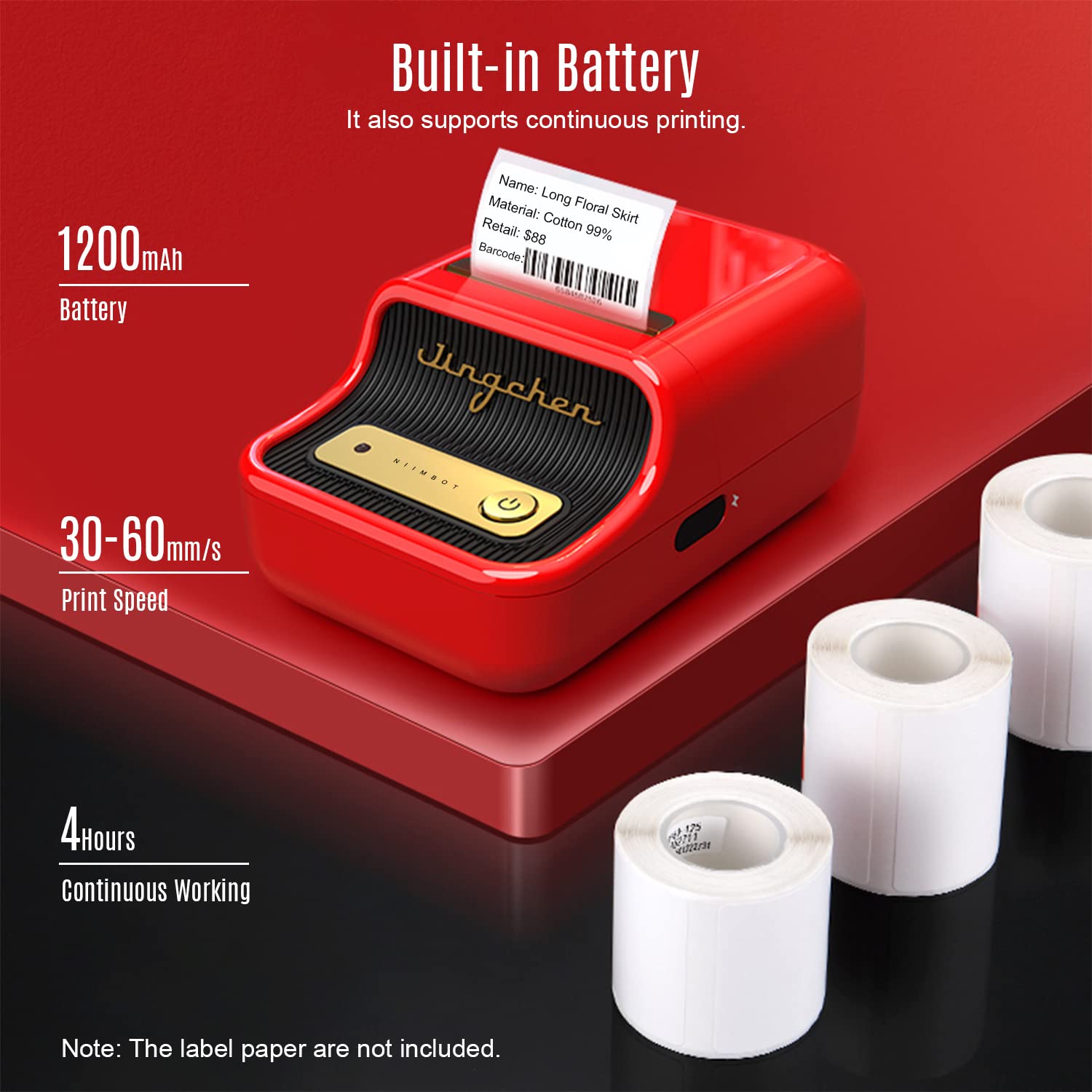 Eacam Portable Label Maker Label Printer Wireless BT Thermal Sticker eacam-portable-label-maker-label-printer-wireless-bt-thermal-sticker