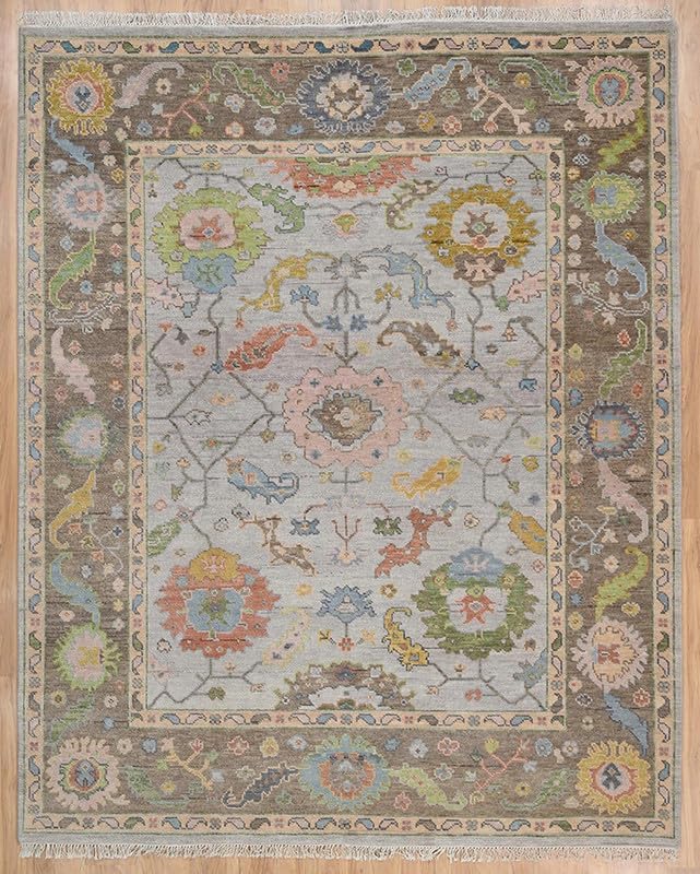 Amazon.com: RugTex Arts Hand Knotted Rug, 8x10 Premium Handmade Oushak ...