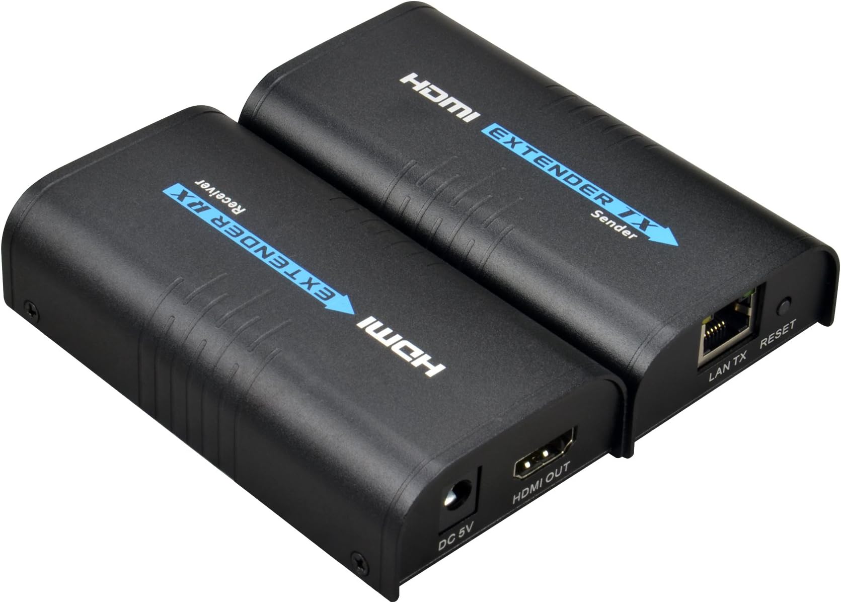 Amazon.com: Mirabox HDMI Extender 400ft(120m),1 to Many Over IP LAN ...