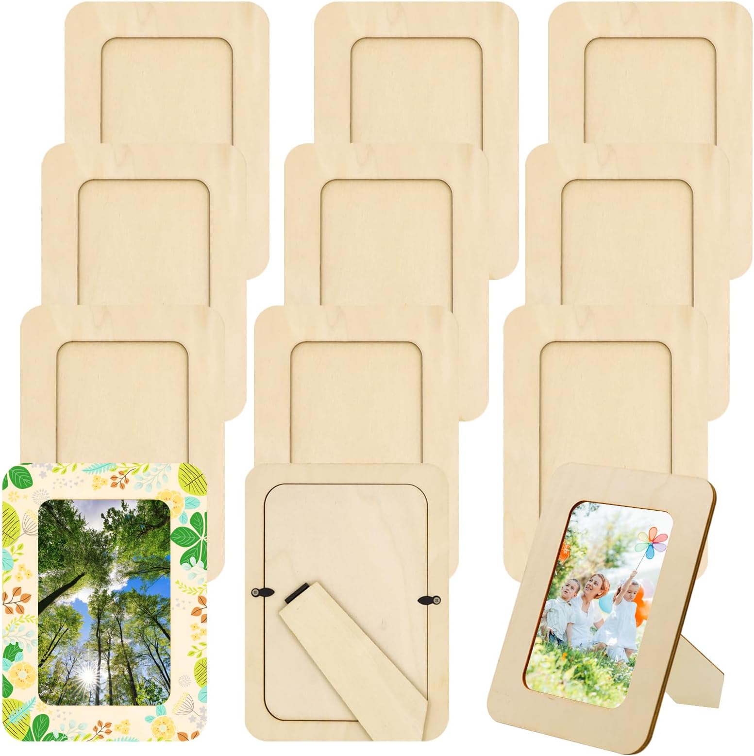 Amazon.com: Fun Express 5x7 Color Yourself Frames - Set Of 12 - DIY Fun ...