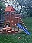 Amazon.com: Dolphin Playground Cedar Wooden Swing Sets for Backyard, Playground Sets for ...
