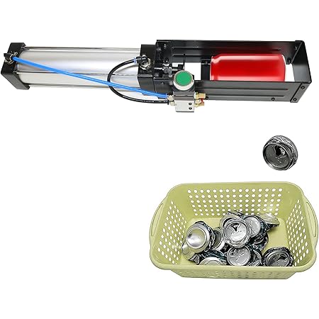 Amazon.com: Aluminum Can Crusher, Heavy Duty Pneumatic Cylinder Soda ...