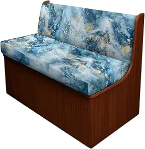 Amazon.com: SUITOSELFY RV Cushion Covers Dinette Booth Seats Blue ...