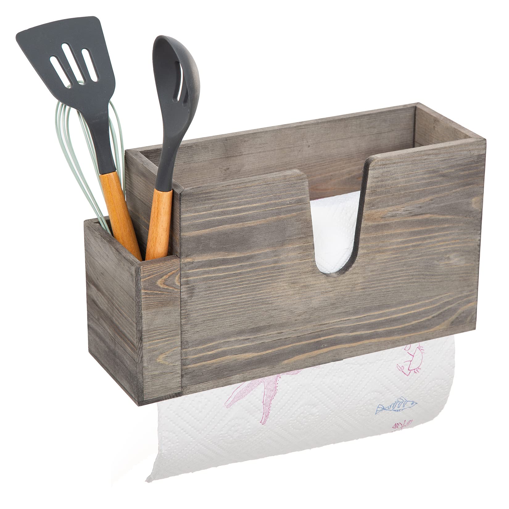 Wall Mount Wood Paper Towel Dispenser Countertop for Multifold, C Fold ...