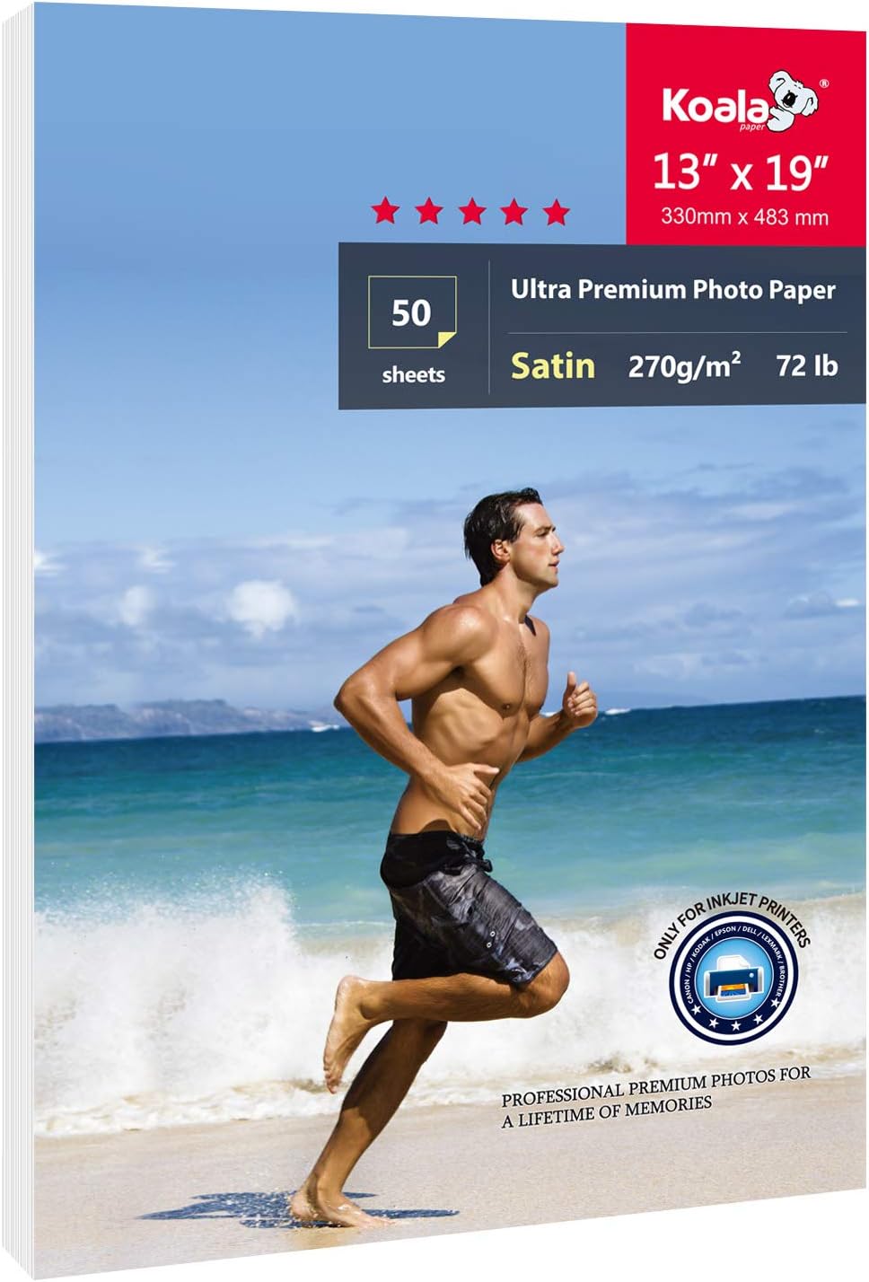 Amazon.com : Paper Unlimited Premium Ultra Bright Bond Paper, 13" x 19 ...