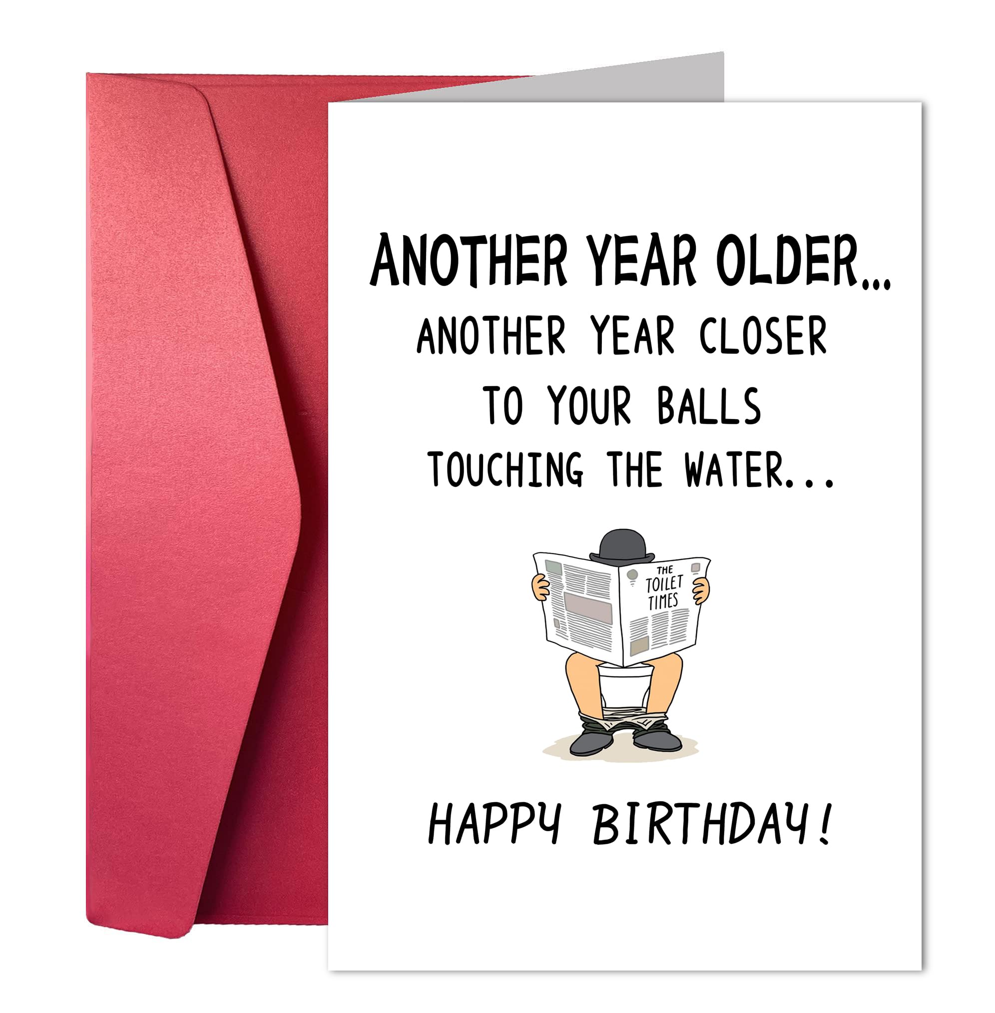 Amazon.com : Funny Birthday Cards For Men, Humorous And Loyal Friend ...