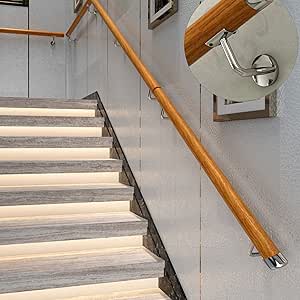 Handrail for Stairs Indoor Steps - Barrier-Free Non-Slip Stairs ...