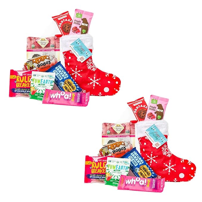 Amazon.com : Vegan Christmas Stocking Gift 2 Pack: Pre Filled Stockings ...