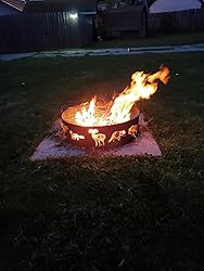 Amazon.com: Landmann 28312 28-Inch Big Sky Steel Fire Ring, 28" x 28" x ...