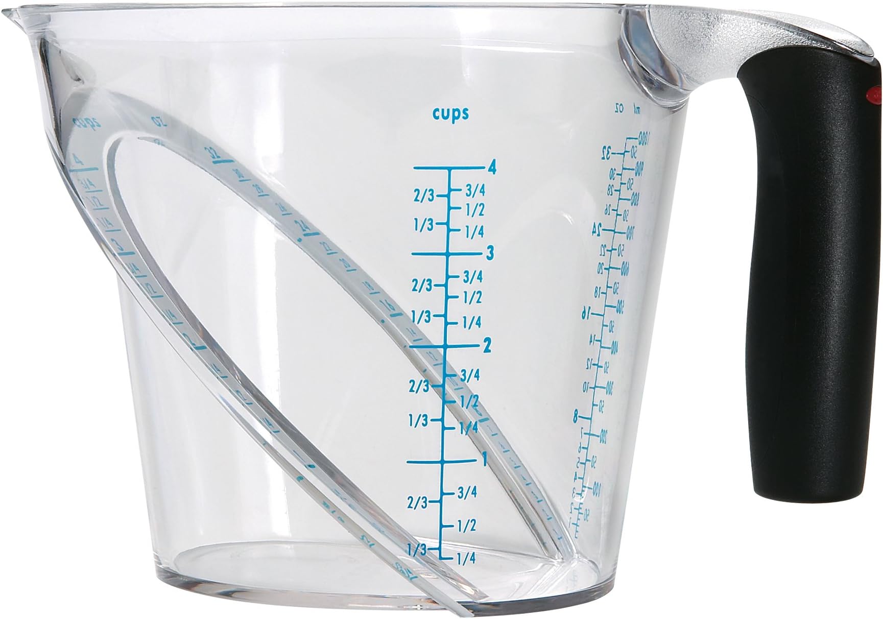 Amazon.com: OXO SoftWorks 4-Cup Angled Measuring Cup: Home & Kitchen