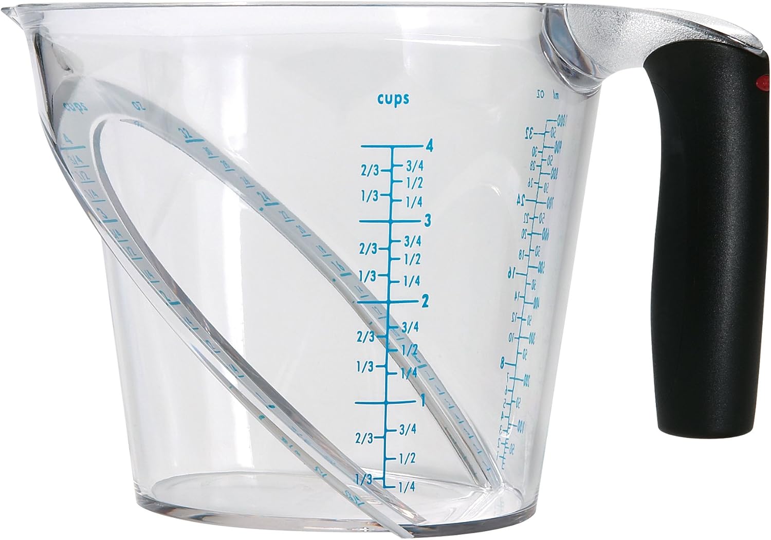 Amazon.com: OXO SoftWorks 4-Cup Angled Measuring Cup: Home & Kitchen