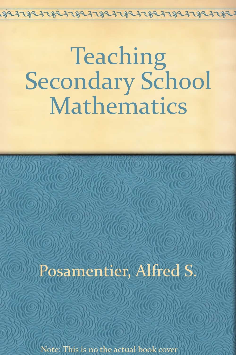 Buy Teaching Secondary School Mathematics Book Online at Low Prices in ...