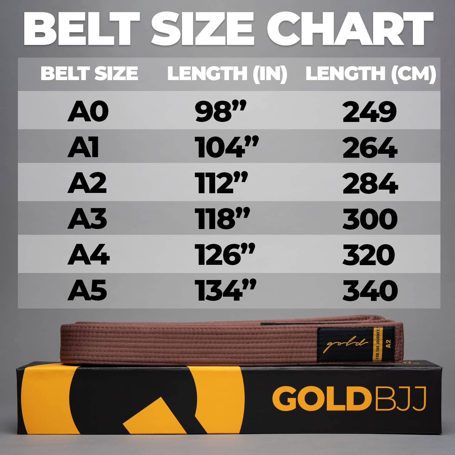 Snapklik.com : Gold BJJ Jiu Jitsu Belt - Premium Belts