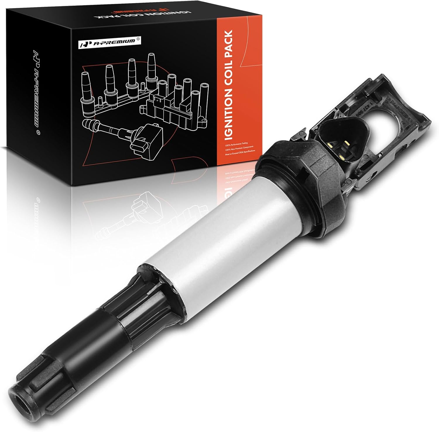 Amazon.com: A-Premium Paquete de bobinas de encendido del motor ...