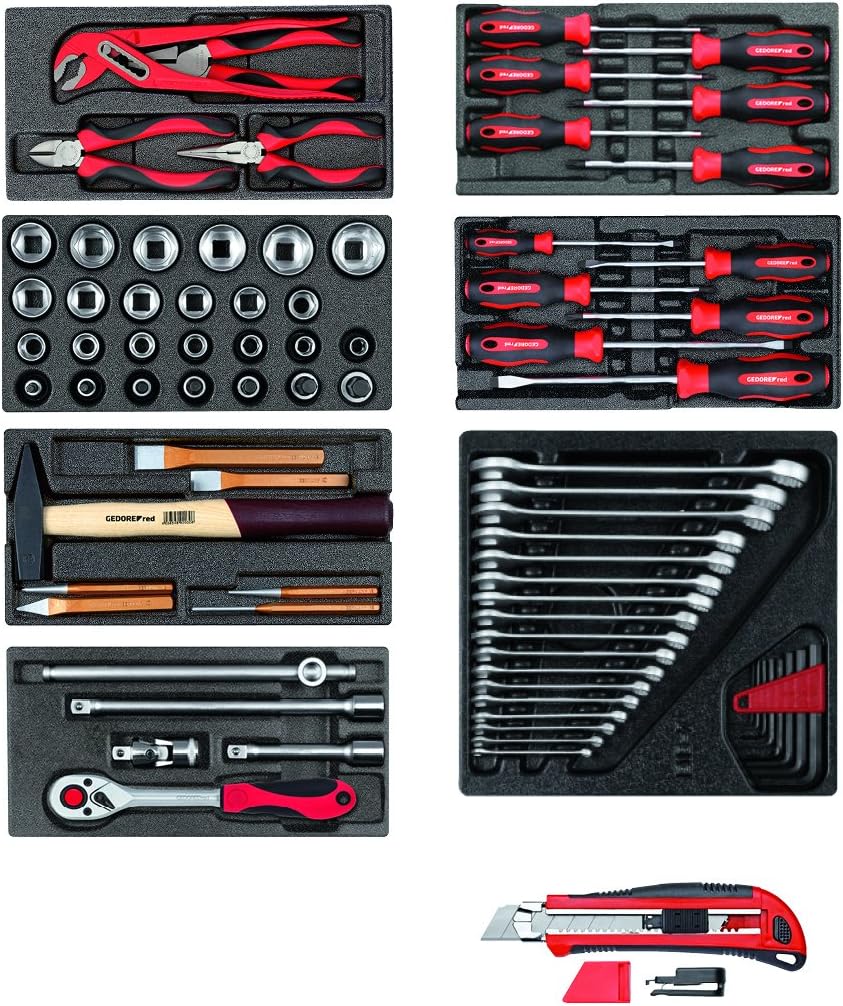GEDORE RED Tool set 8xCT modules +cutter 80pcs: Amazon.com: Tools ...