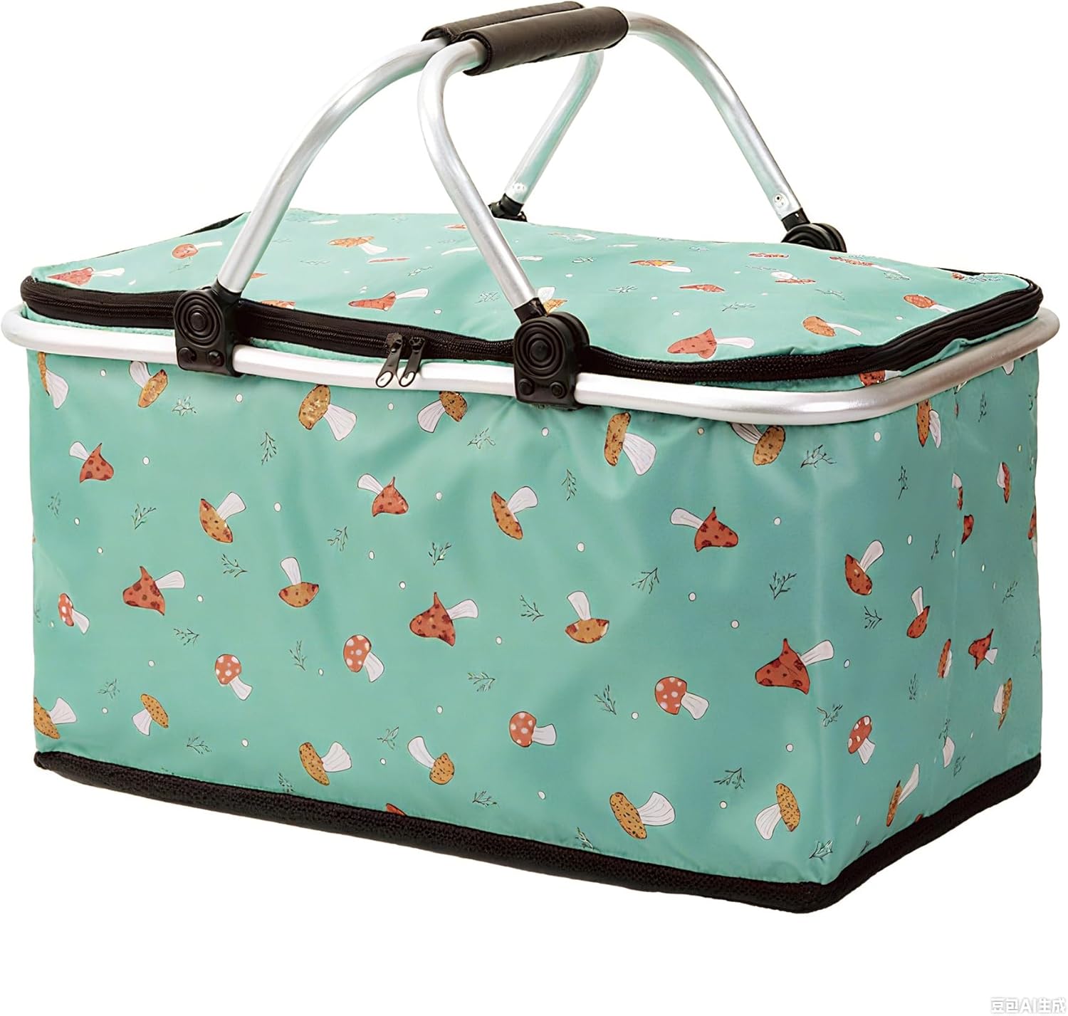 Amazon.com: Insulated Picnic Basket, Collapsible Shopping Baskets with ...