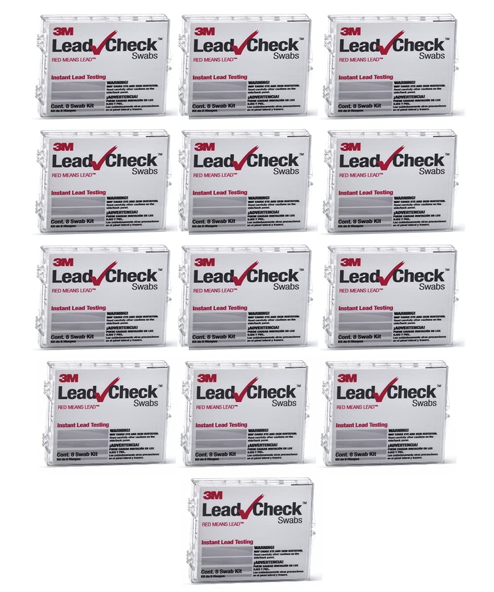 Amazon.com: 3M Lead Check, 104 Swabs, with Verification Cards - Swabs ...