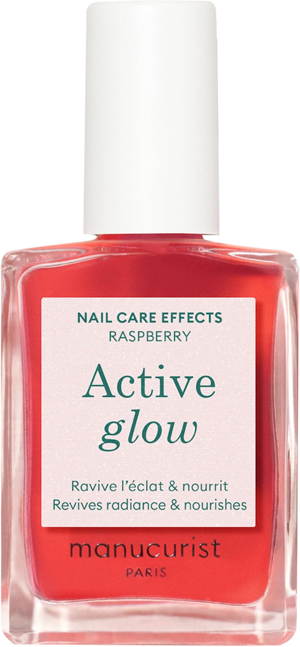 Amazon.com : Manucurist Active Glow™ Raspberry Gel Nail Polish & Care ...