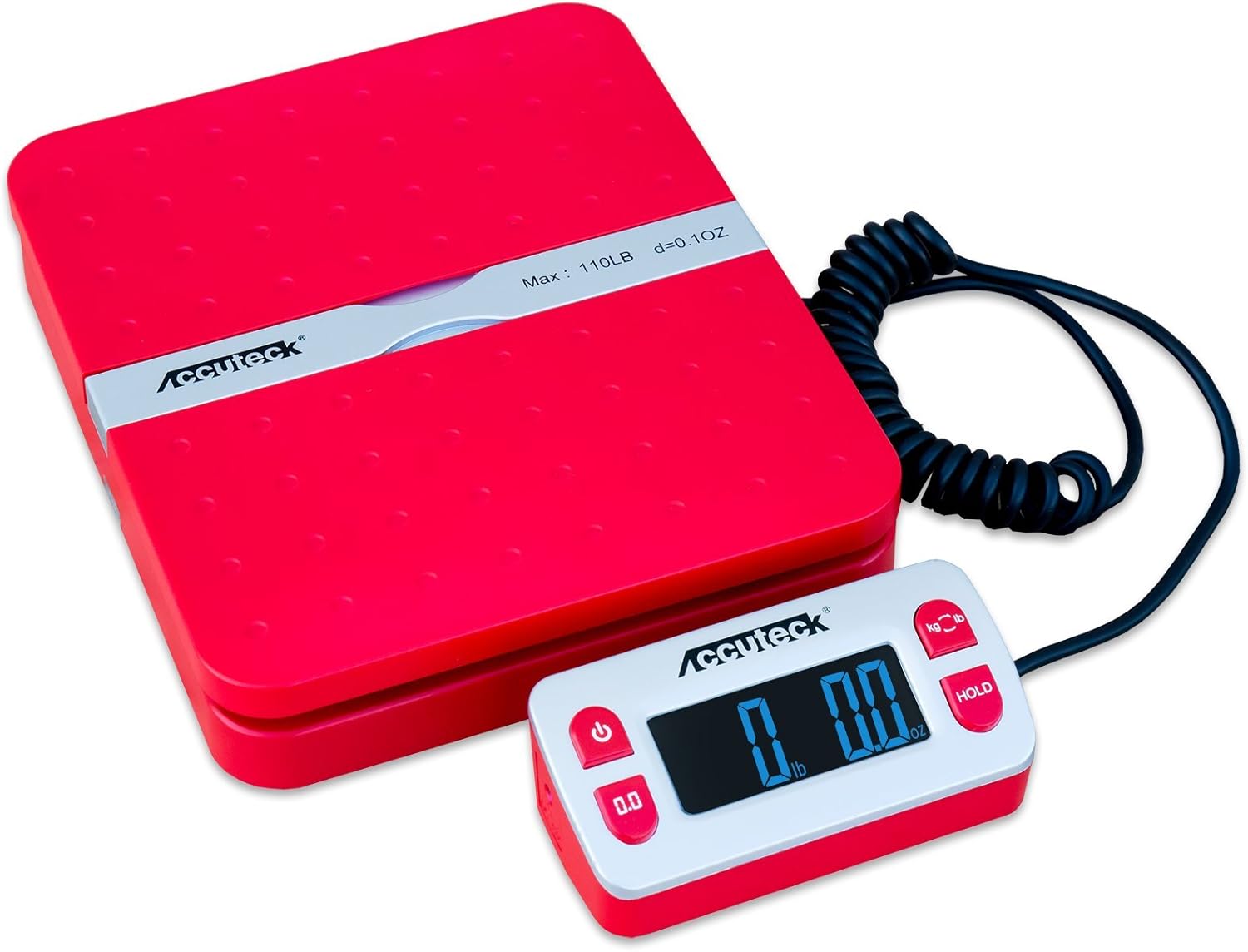 Amazon.com : Accuteck ShipPro W-8580 110lbs x 0.1 oz Red Digital ...