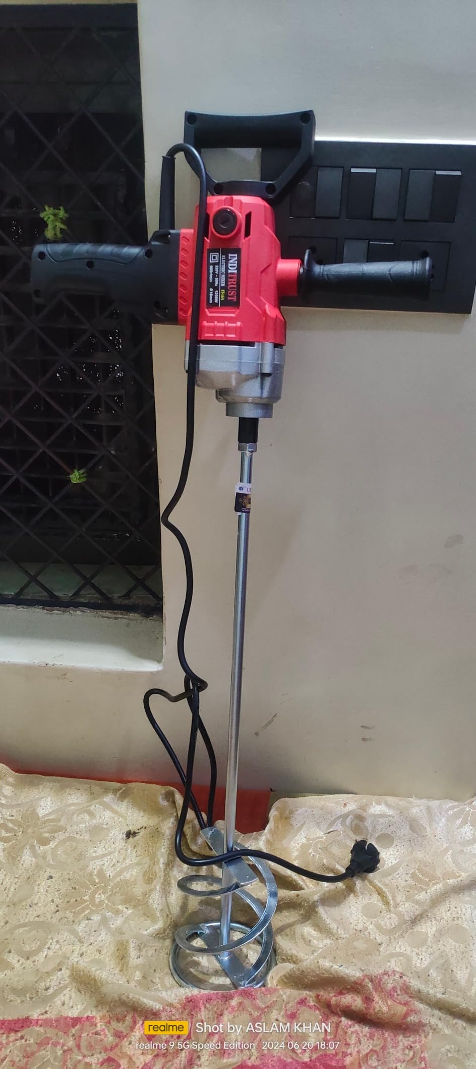 Inditrust 6 months warranty Red 1250W Variable Speed Electric Paint ...