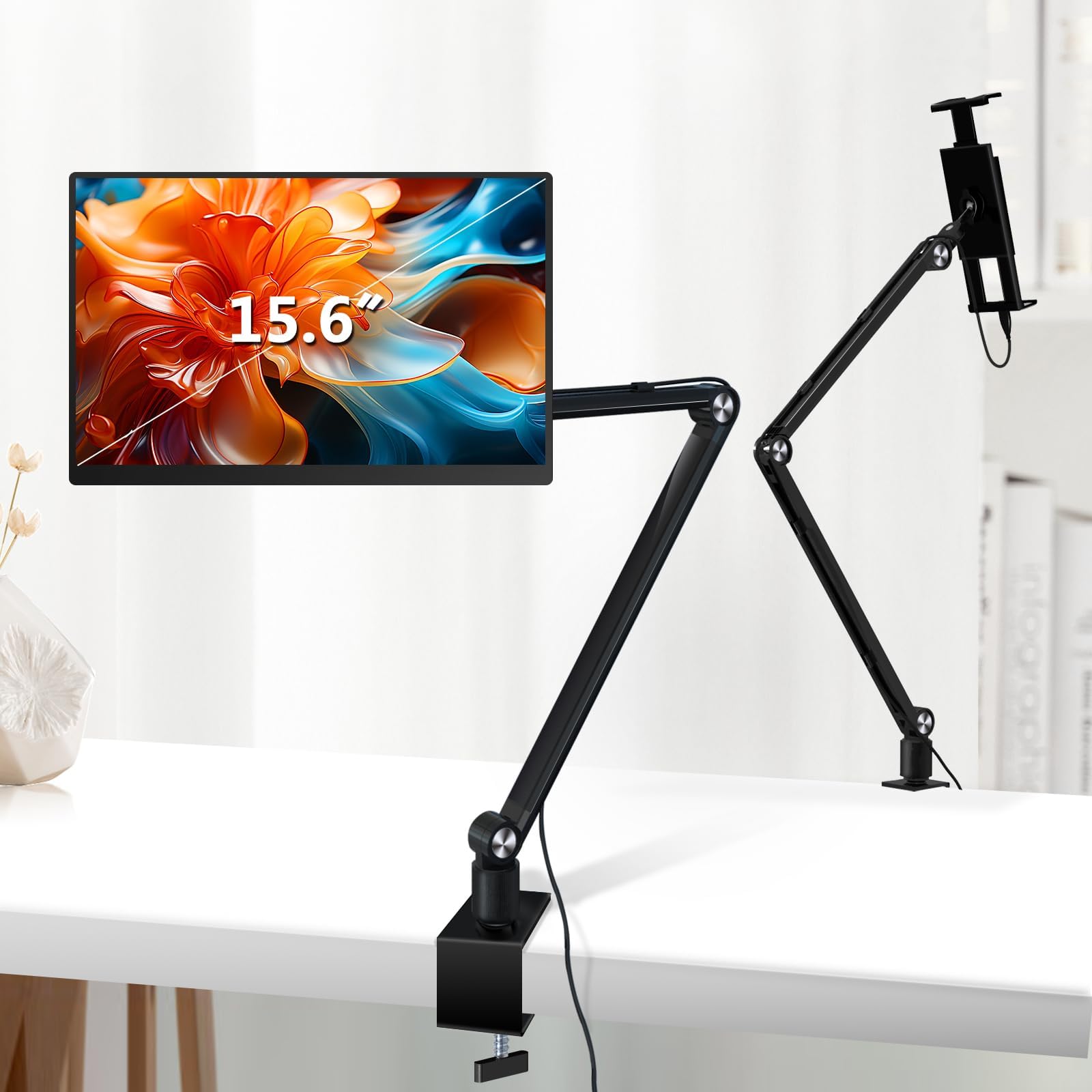 AiFeelife Portable Monitor Holder for 12-17.3 Inch Screen Metal Stand ...