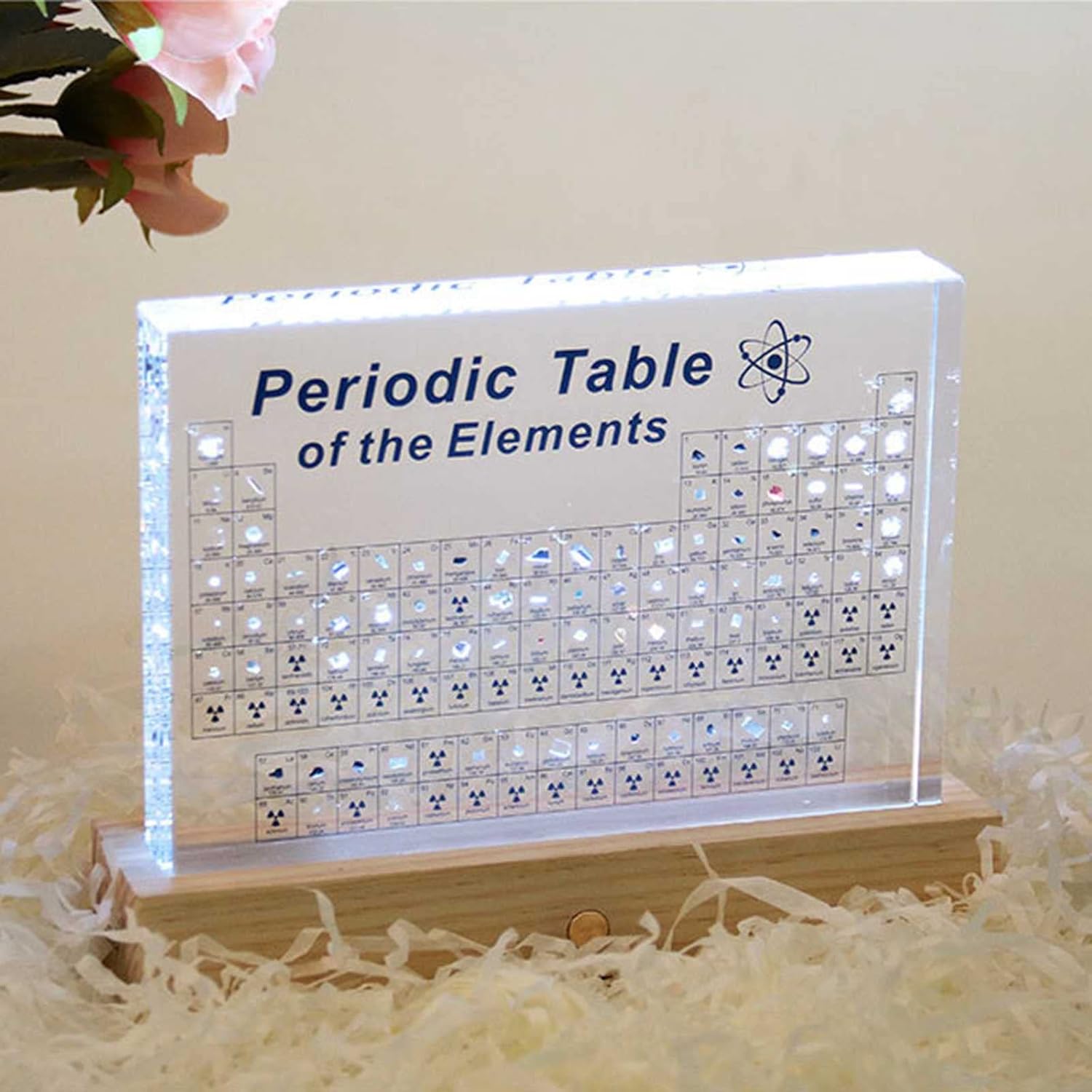 Amazon.com: Elements Periodic Table Acrylic with 83 Real Samples and ...