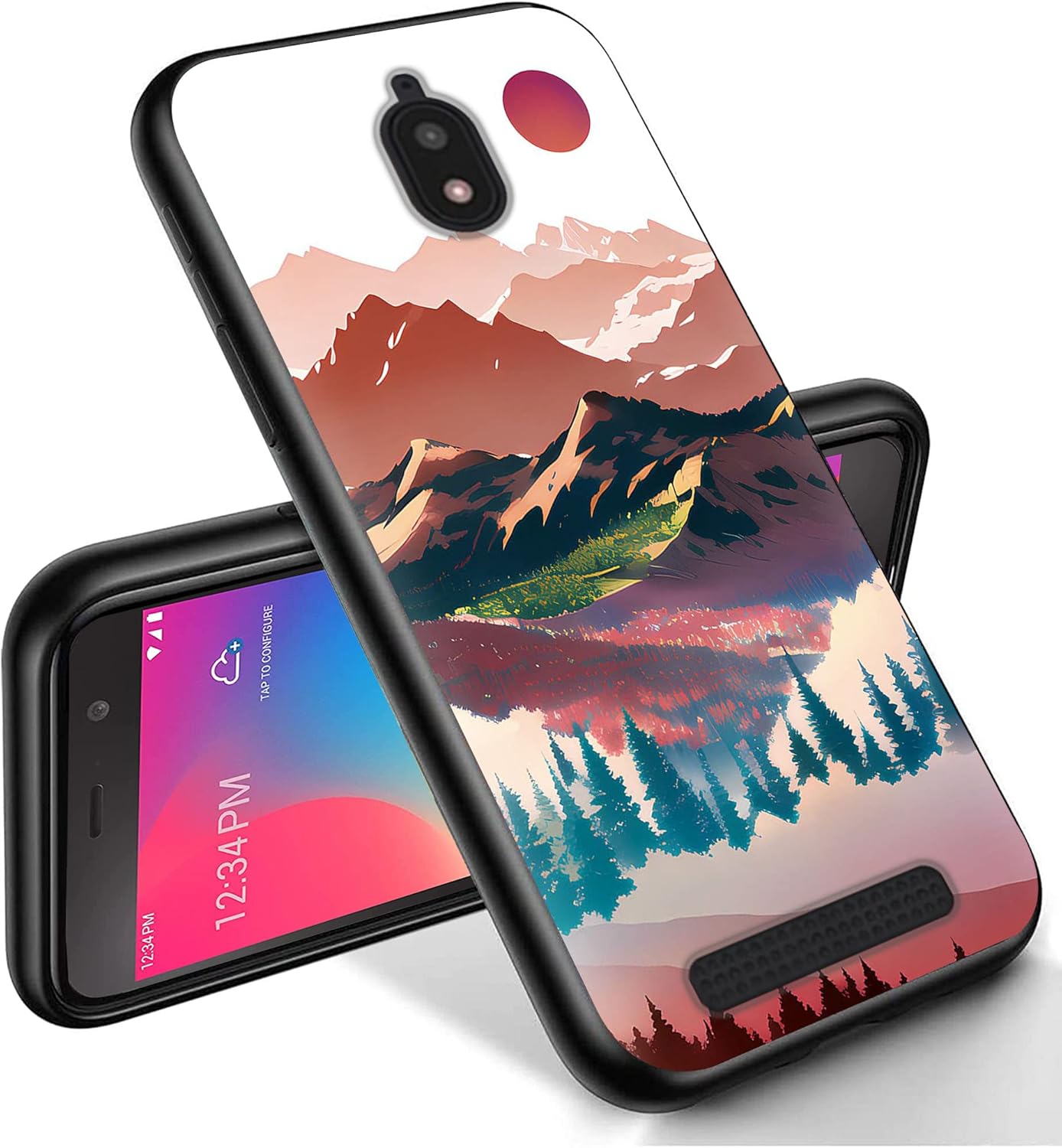 Amazon.com: RYUITHDJP for Blu View 2 Phone Case 5.5" (B130DL) Landscape ...
